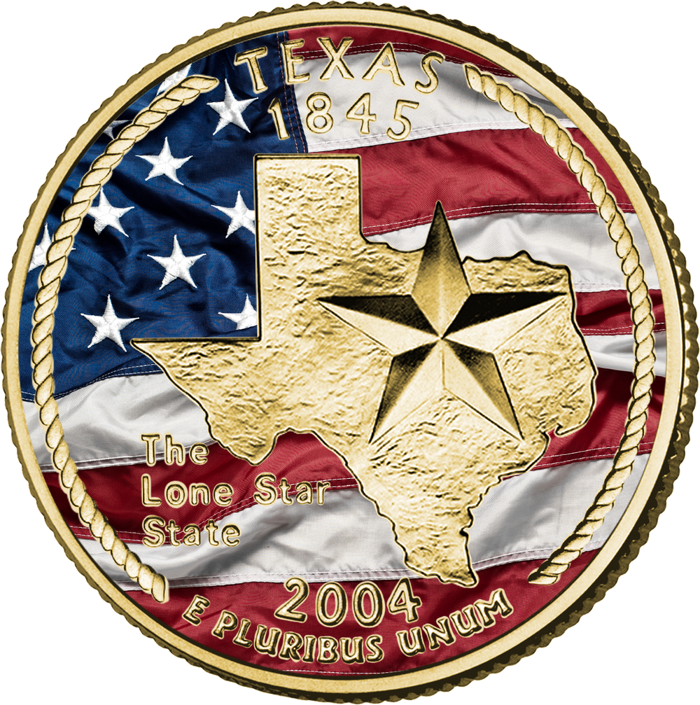De Officiële Texas Dallas Quarter Dollar van Amerika “President John F